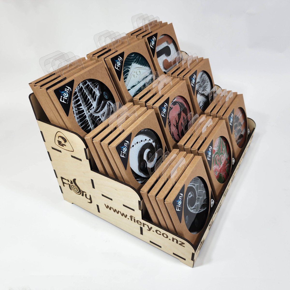Counter Top Display Stand for 36x Coasters – Fiery Creations