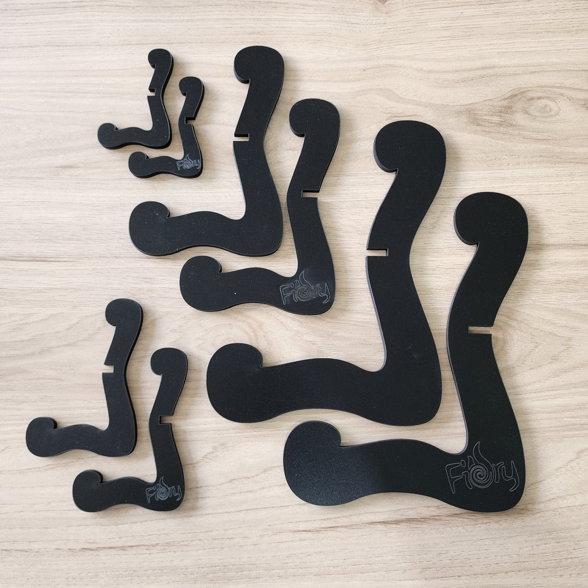 Display Stand Large - Satin Black Finish – Fiery Creations