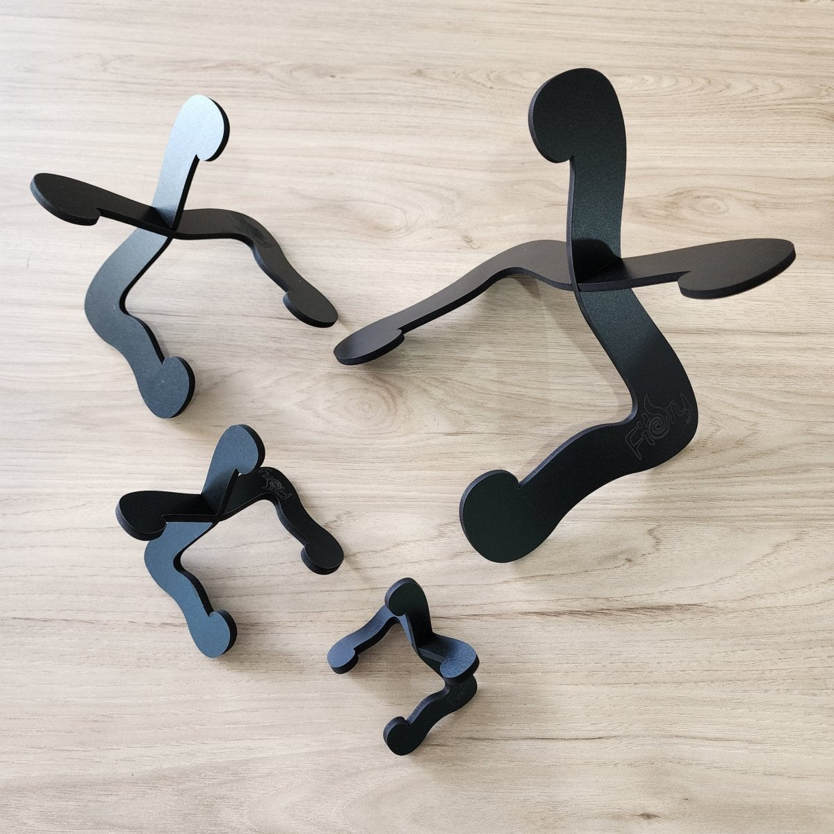 Display Stand Large - Satin Black Finish – Fiery Creations